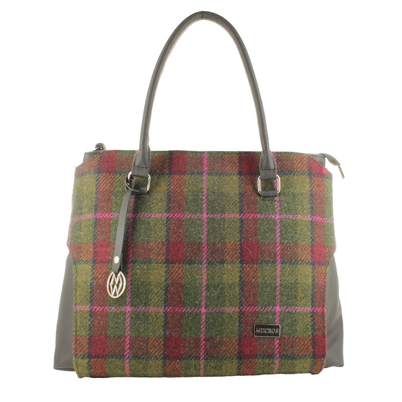 Emily Bag - Green/Red/Pink Plaid – Funky Skunk