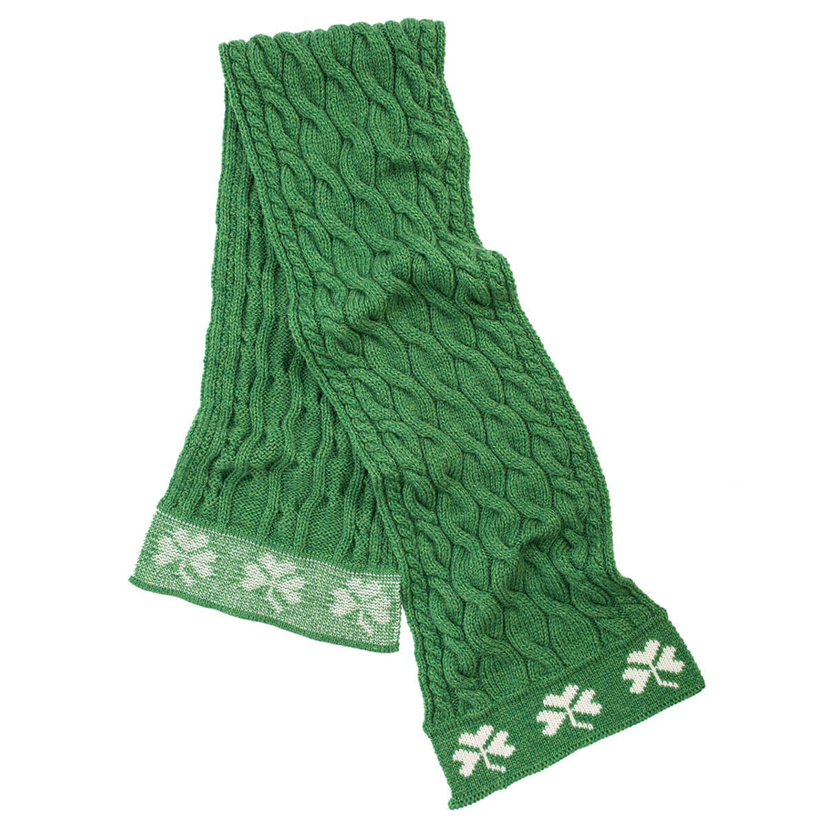 Cable Knit Shamrock Scarf – Funky Skunk
