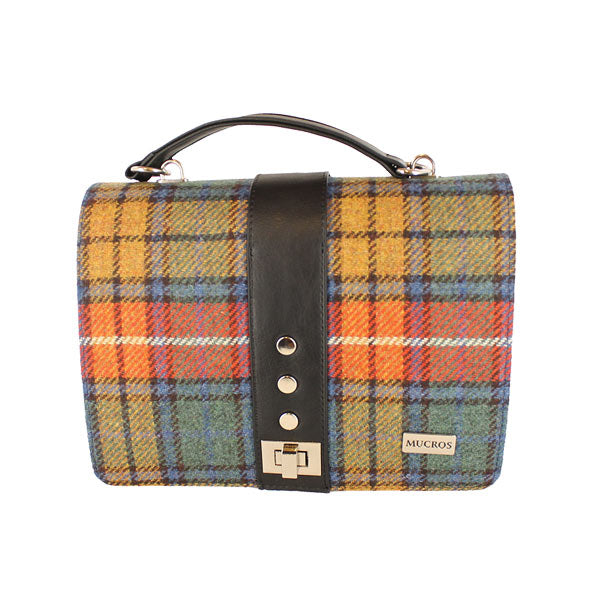 Fiona Handbag - Vivid Orange Multi Plaid – Funky Skunk