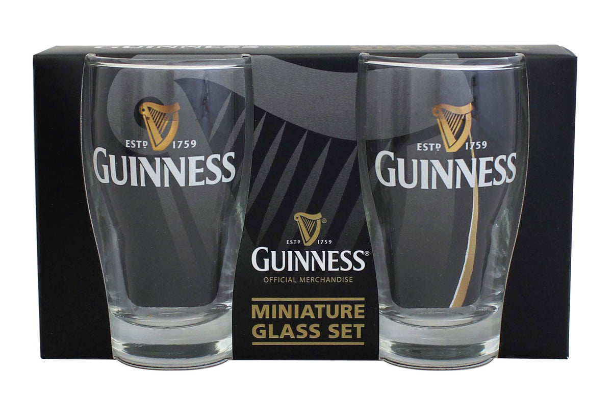 Guinness Mini Livery Pint Glass 2pk Glass – Funky Skunk