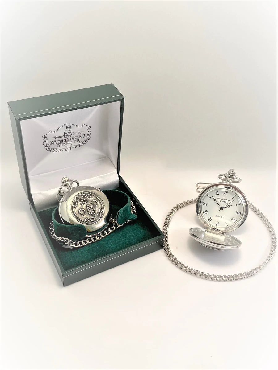 Gents Quartz Pewter Pocket Watch - Dad – Funky Skunk