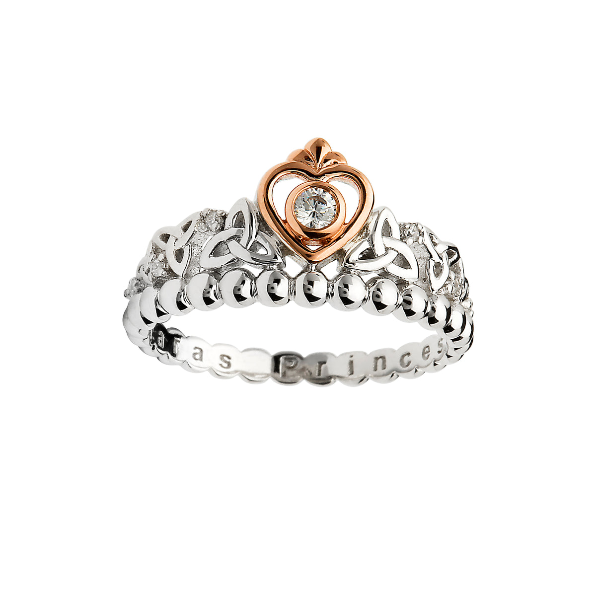 Princess Heart Trinity Ring – Funky Skunk